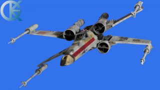 Salzo V2 Studio Scale RED 2 X-Wing (Wedge Antilles)